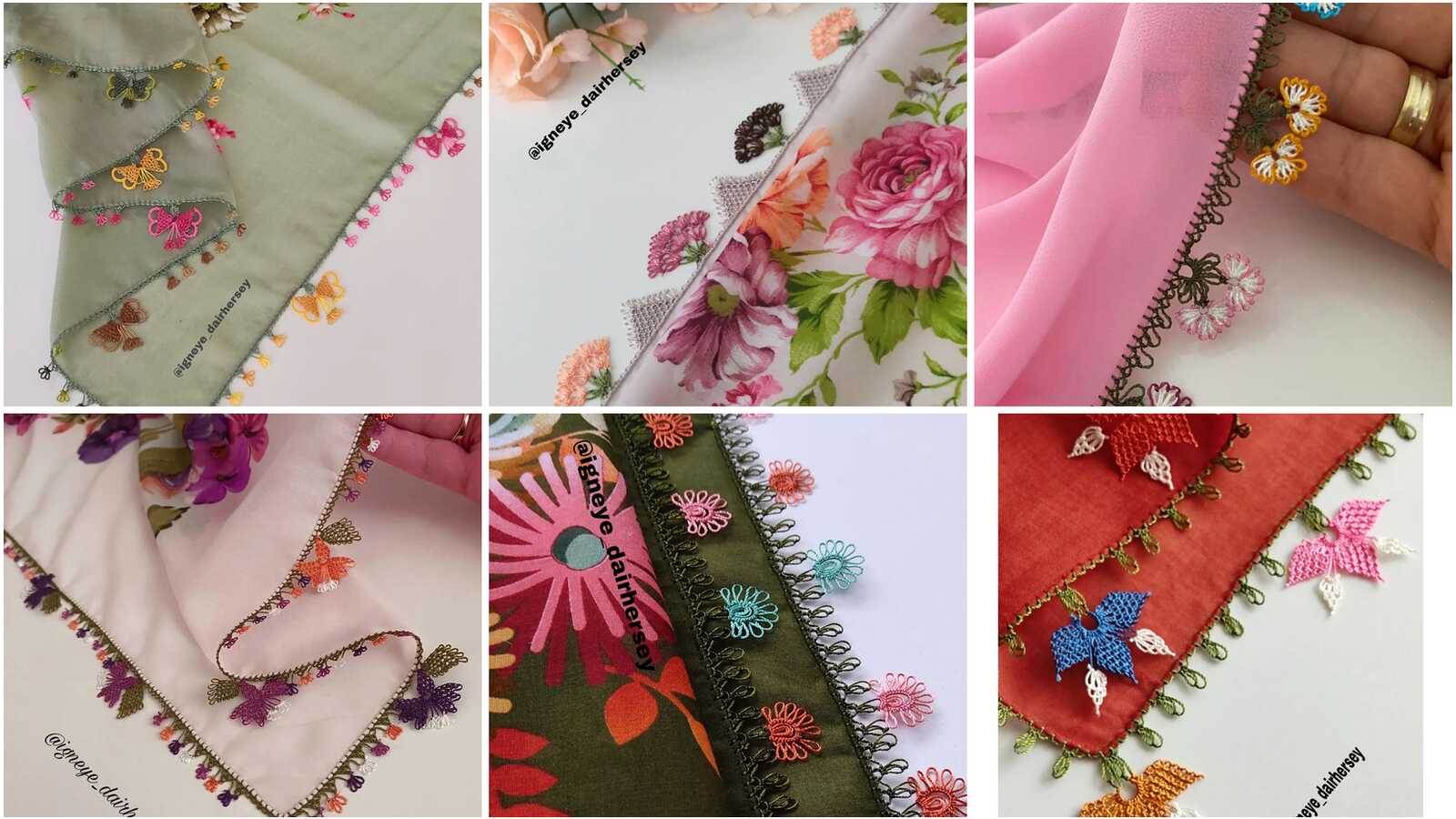 Yeni Moda Sıralı ve Gösterişli İğne Oyası Modelleri Yeni Moda Sıralı ve Gösterişli İğne Oyası Modelleri