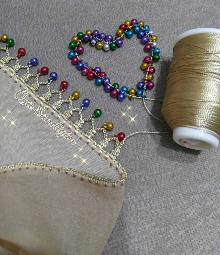 Yuvarlak Renkli Boncuk Oyaları